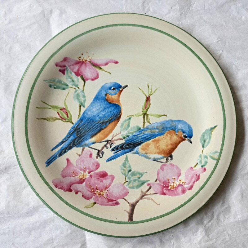 Bluebird Plate - Etsy