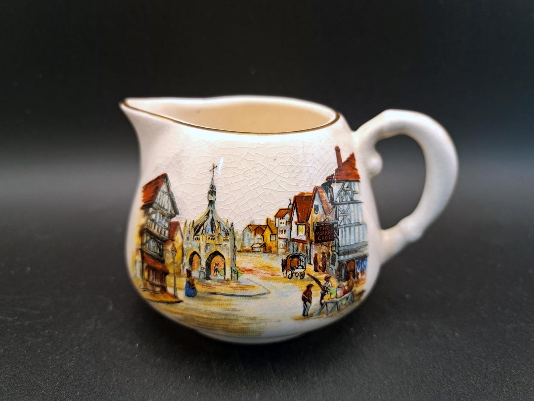 Lancaster & Sandland Ware Tudor Village 2.25" Creamer (1950s) - Etsy