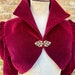 Steampunk Victorian Gothic Vamp LARP Ladies Velvet Jacket With Gathered ...