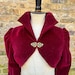 Steampunk Victorian Gothic Vamp LARP Ladies Velvet Jacket With Gathered ...