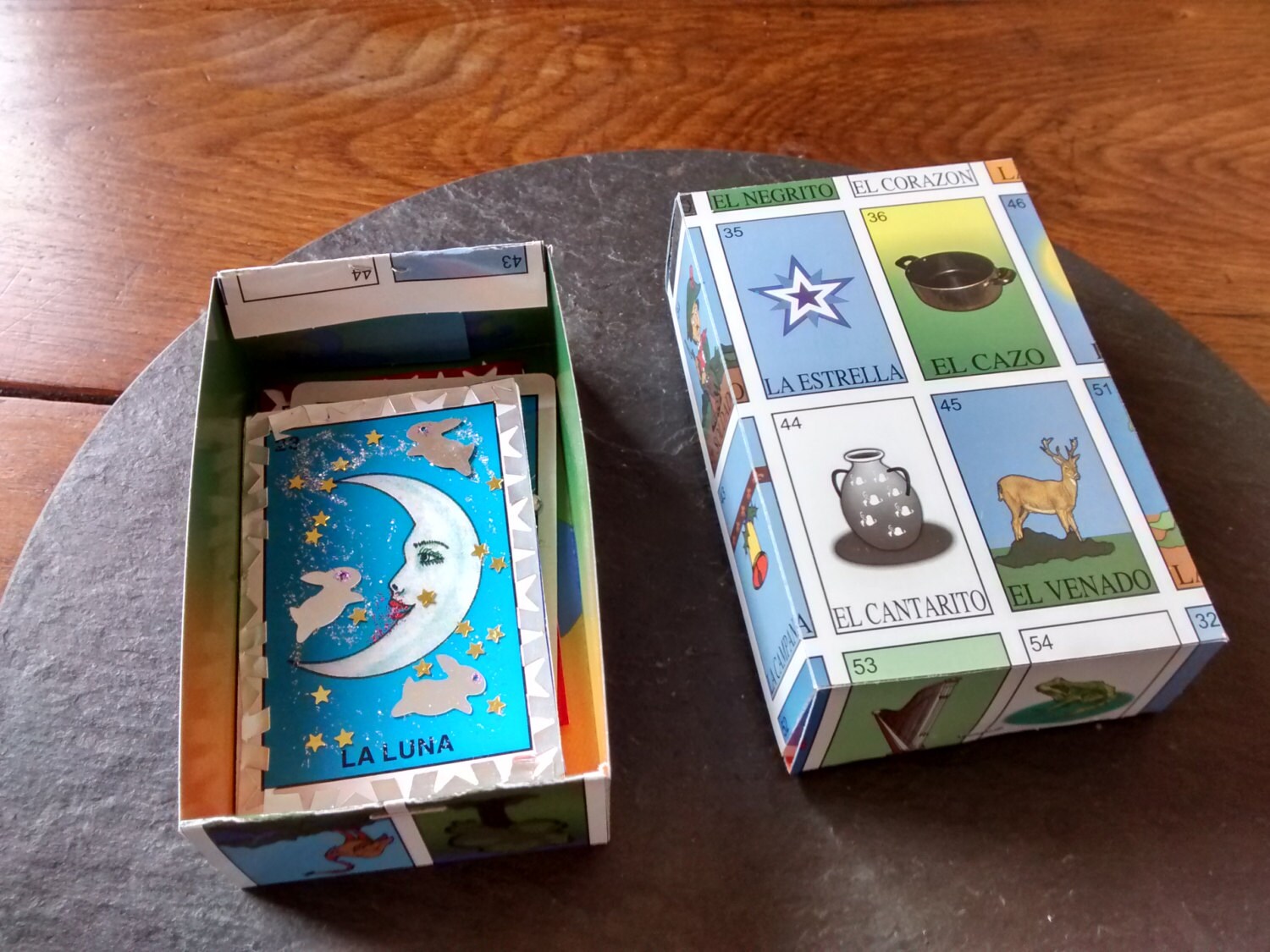 1 Loteria Card Folk Art Mixed Media Collage Art DIY Los | Etsy