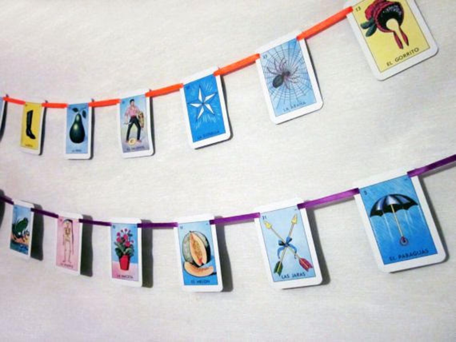 1 Loteria Card Folk Art Mixed Media Collage Art DIY Los - Etsy