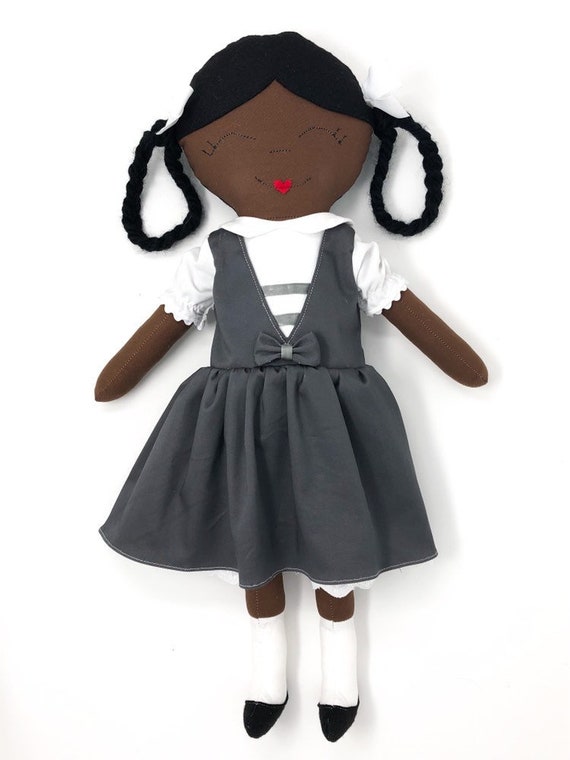 Handmade Cloth Doll Ruby Bridges Inspired Doll | Etsy