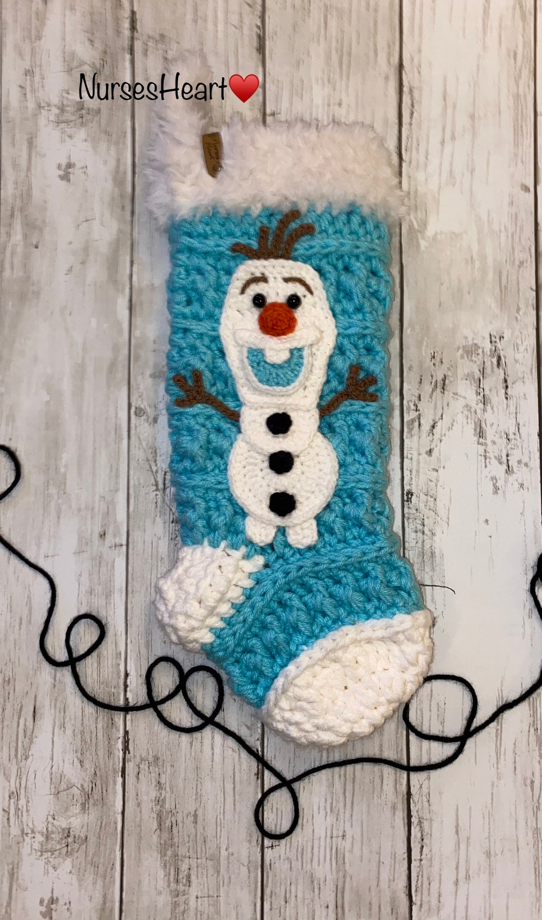 Christmas Stocking/stocking/ Snowman/ Character/ Olaf/ Gift/ Winter ...