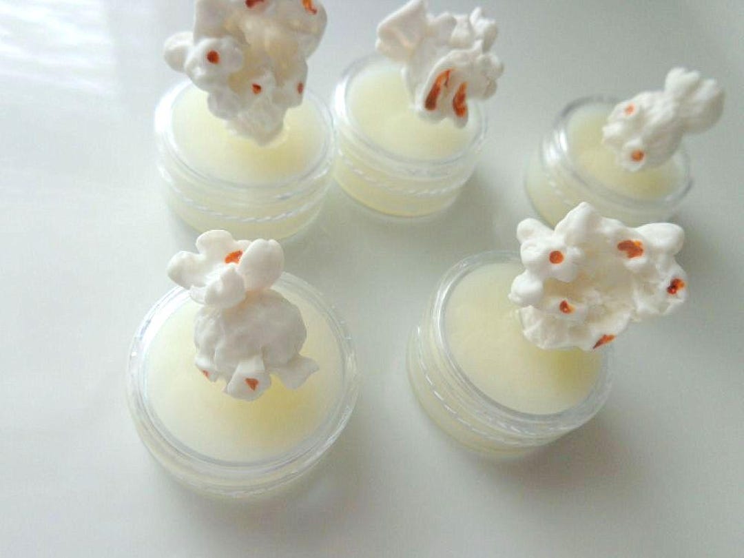 10 Popcorn Favors, Lip Balm Favors, Party Bag Additions, Popcorn - Etsy
