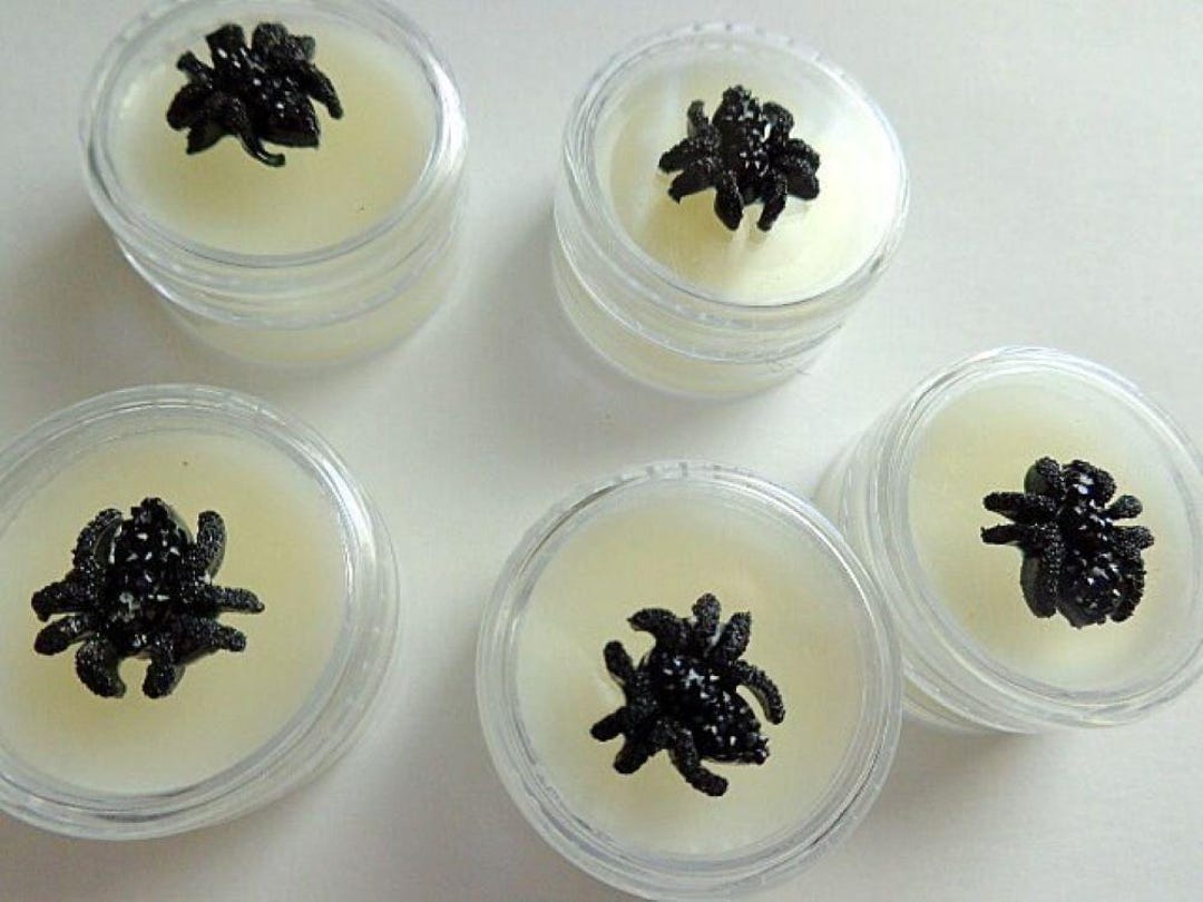 10 Spider Lip Balm Favors, Party Favors, Fall Events, Spiders - Etsy
