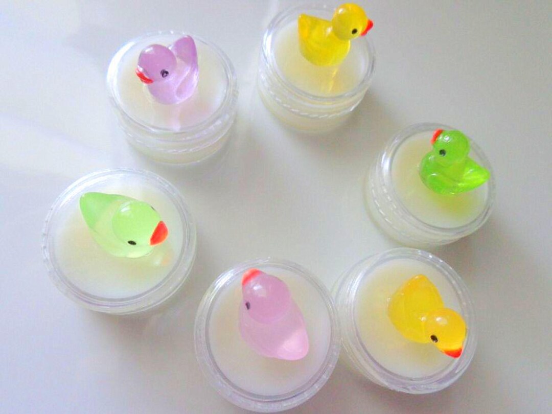 Set of Mardi Gras Float Ducks, Lip Balm Party Favors - Etsy