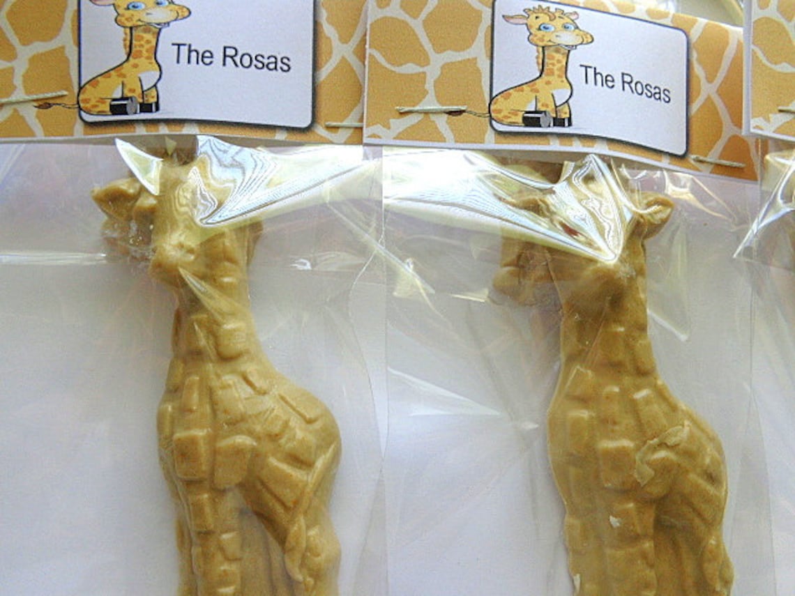 10 Giraffe Party Favors Giraffe Soap Showers Children - Etsy