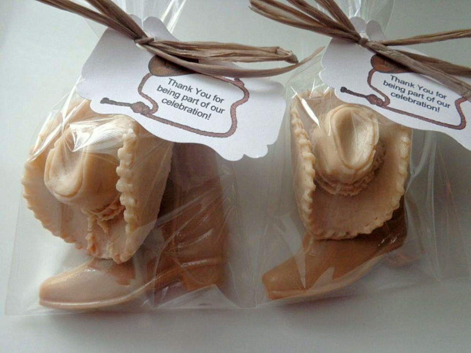 10 Cowboy/cowgirl Hat & Boot Soap Favors, Western, Horseback, Horse ...