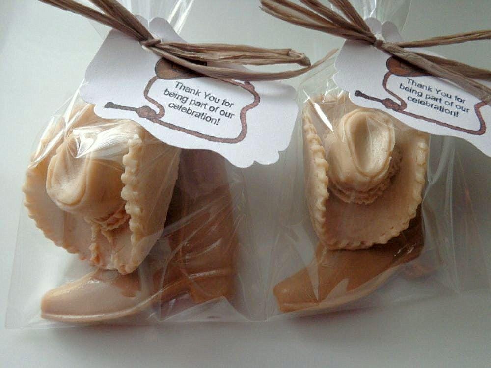 10 Cowboy/cowgirl Hat & Boot Soap Favors, Western, Horseback, Horse ...