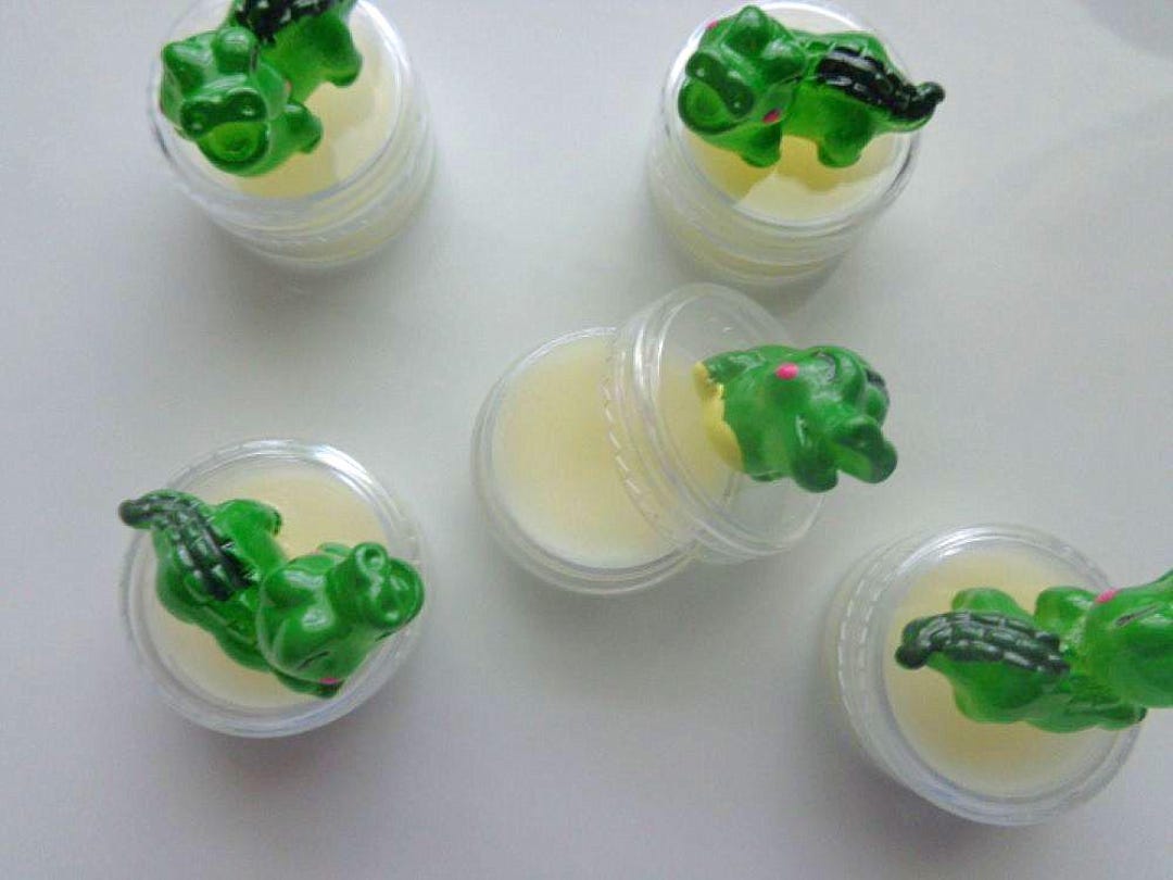 10 Alligator Lip Balm Favors, Party Favors, Party Bag Additions ...