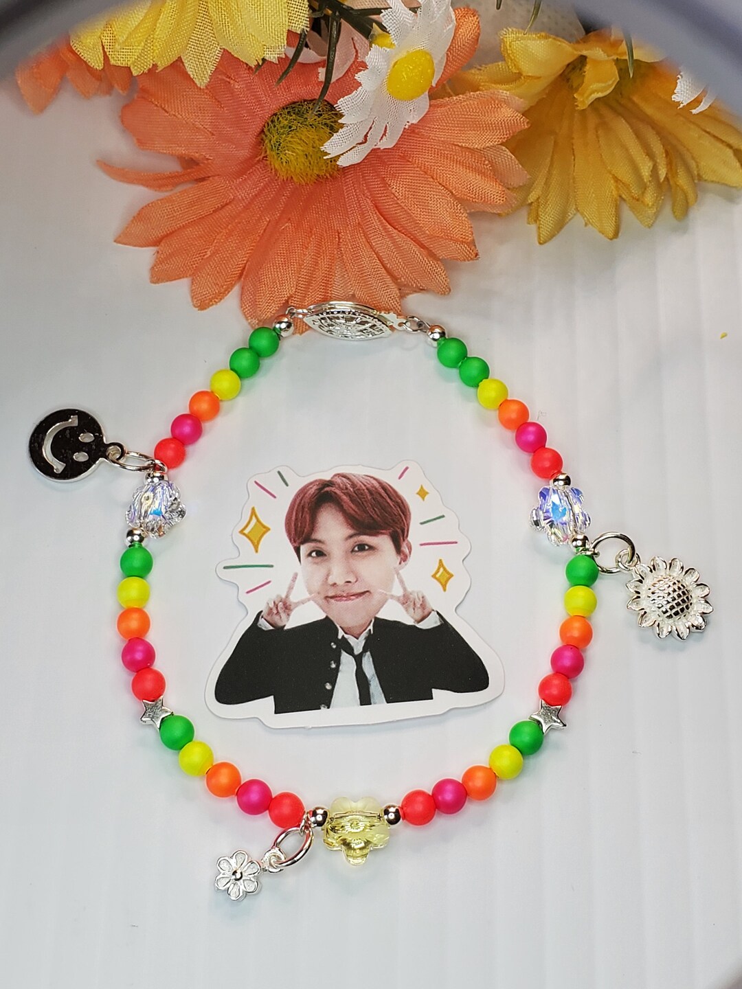 BTS J-HOPE 'hope World' Neon Bracelet - Etsy