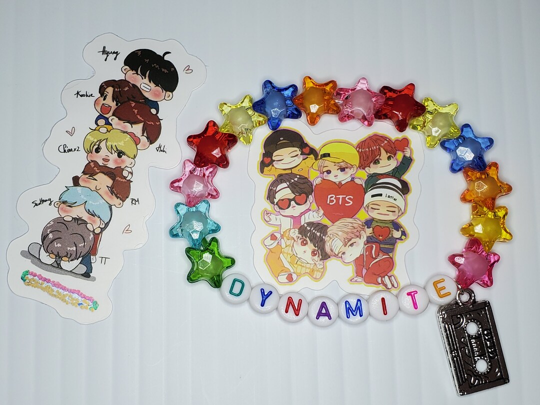 BTS DYNAMITE Inspired Bracelet - Etsy