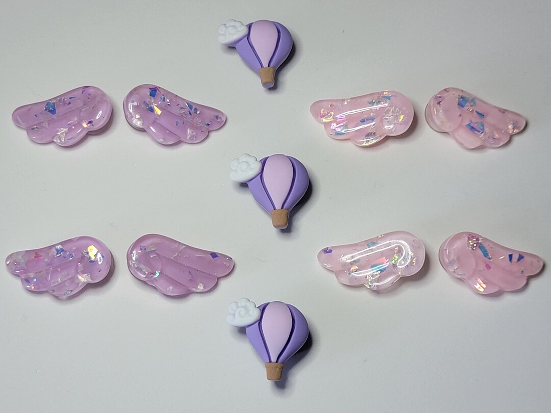 KAWAII BTS Army Shoe Charms for Croc Clogs Borahae Balloon & BTS Wings ...