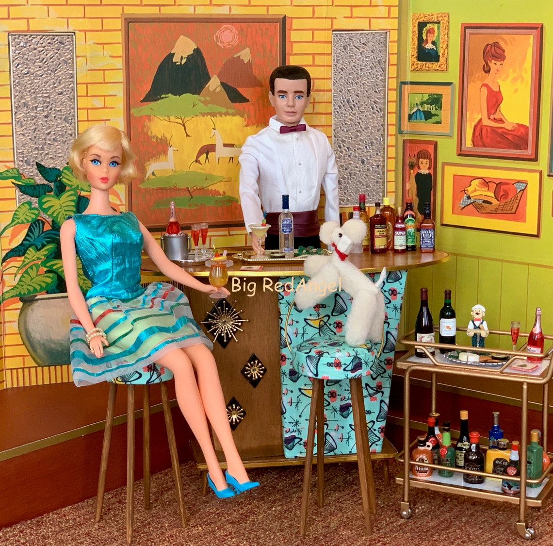 Vintage Barbie & Ken Cocktail Hour - Etsy
