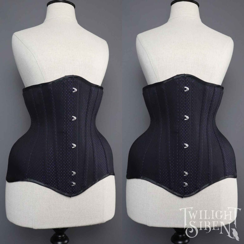 SALE 23 inch WAIST TRAINING corset / underbust steelboned | Etsy