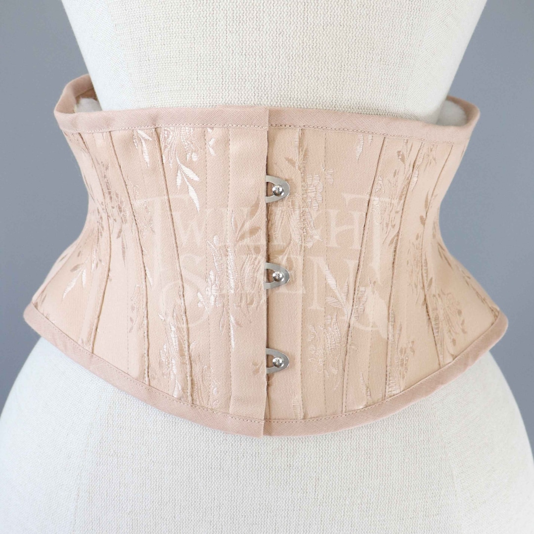 MADE TO ORDER Corset / Short Waspie Corset Belt / Waist Training Corset ...