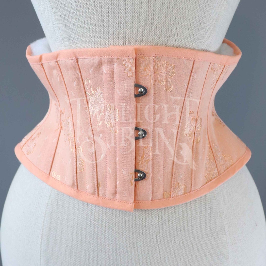 MADE TO ORDER Corset / Short Waspie Corset Belt / Waist Training Corset ...