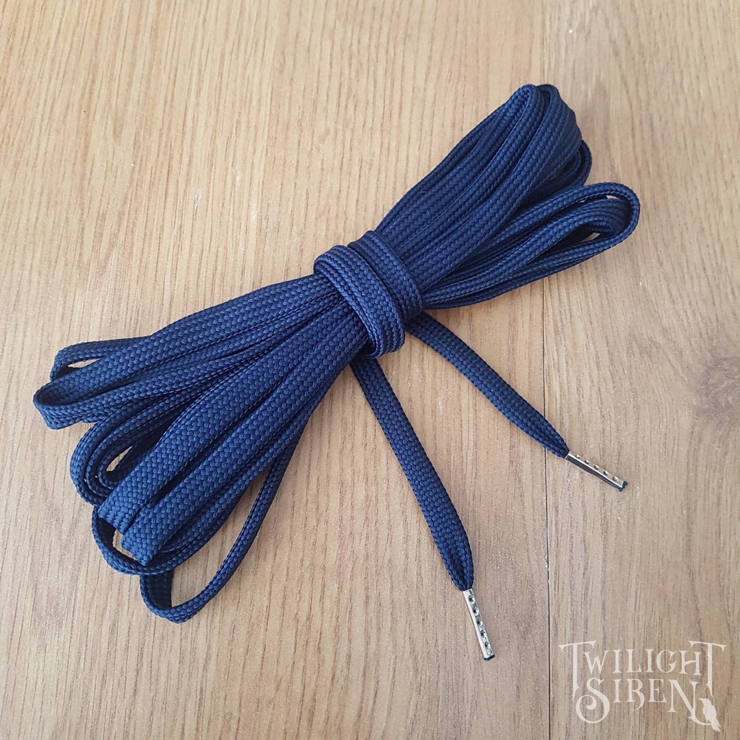 DARK BLUE Corset Lacing, Replacement Stays Flat Lacing, Polyester ...