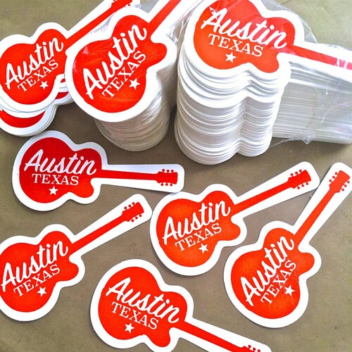 Austin Sticker Austin Skyline Austin Decal Austin Texas - Etsy