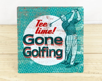 Gone Golfing Sign - Etsy