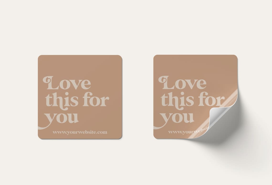 Printable Small Business Stickers | Editable Love This for You ...
