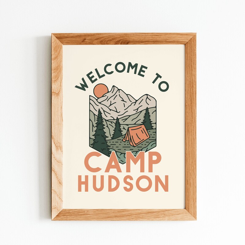 Welcome Camper Sign - Etsy