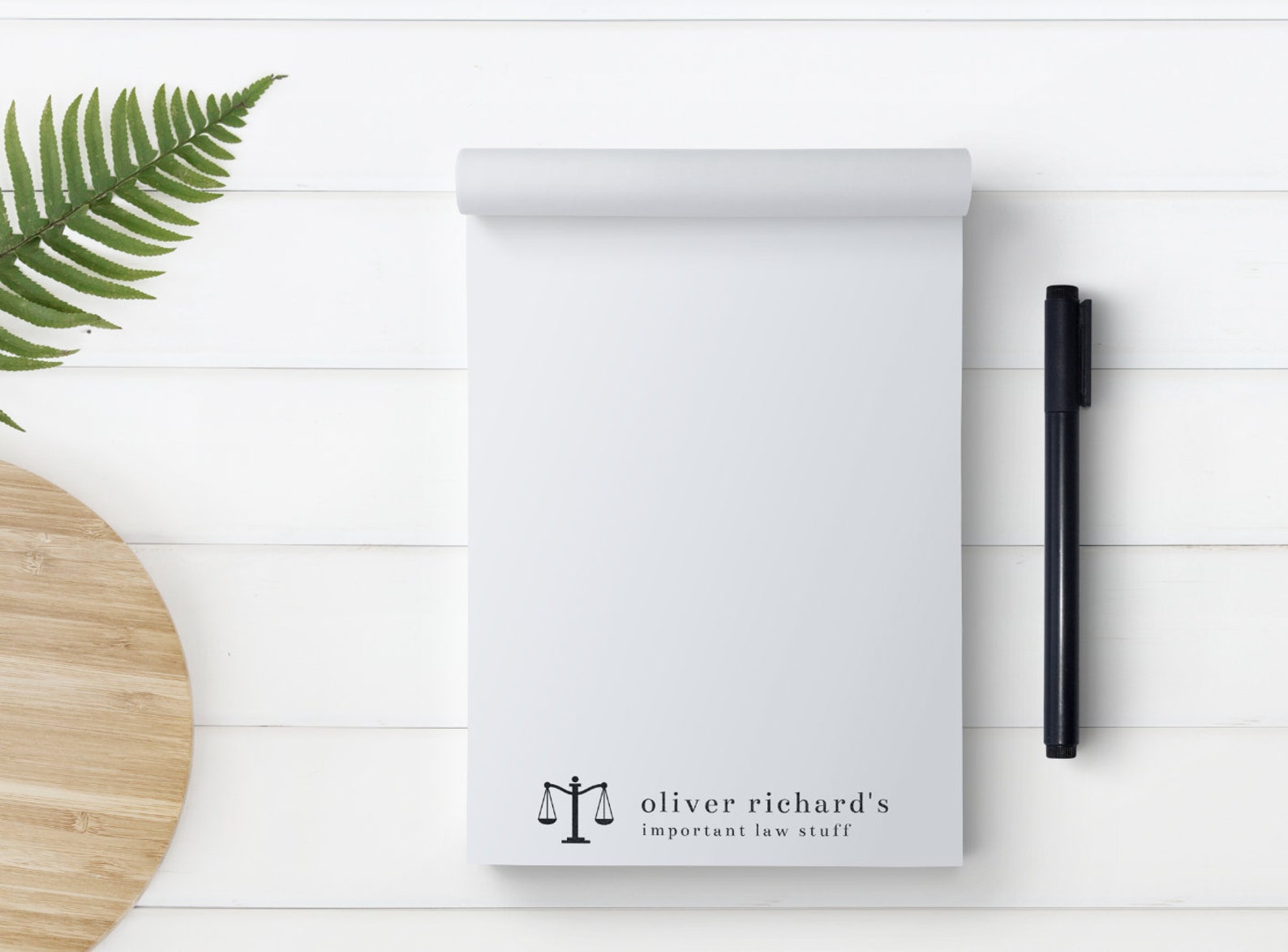 Custom Funny Law Notepad for Lawyers, Ideal Law School Graduation Gift ...