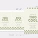 Two Cool Checkered Second Birthday Party Invitations - Etsy