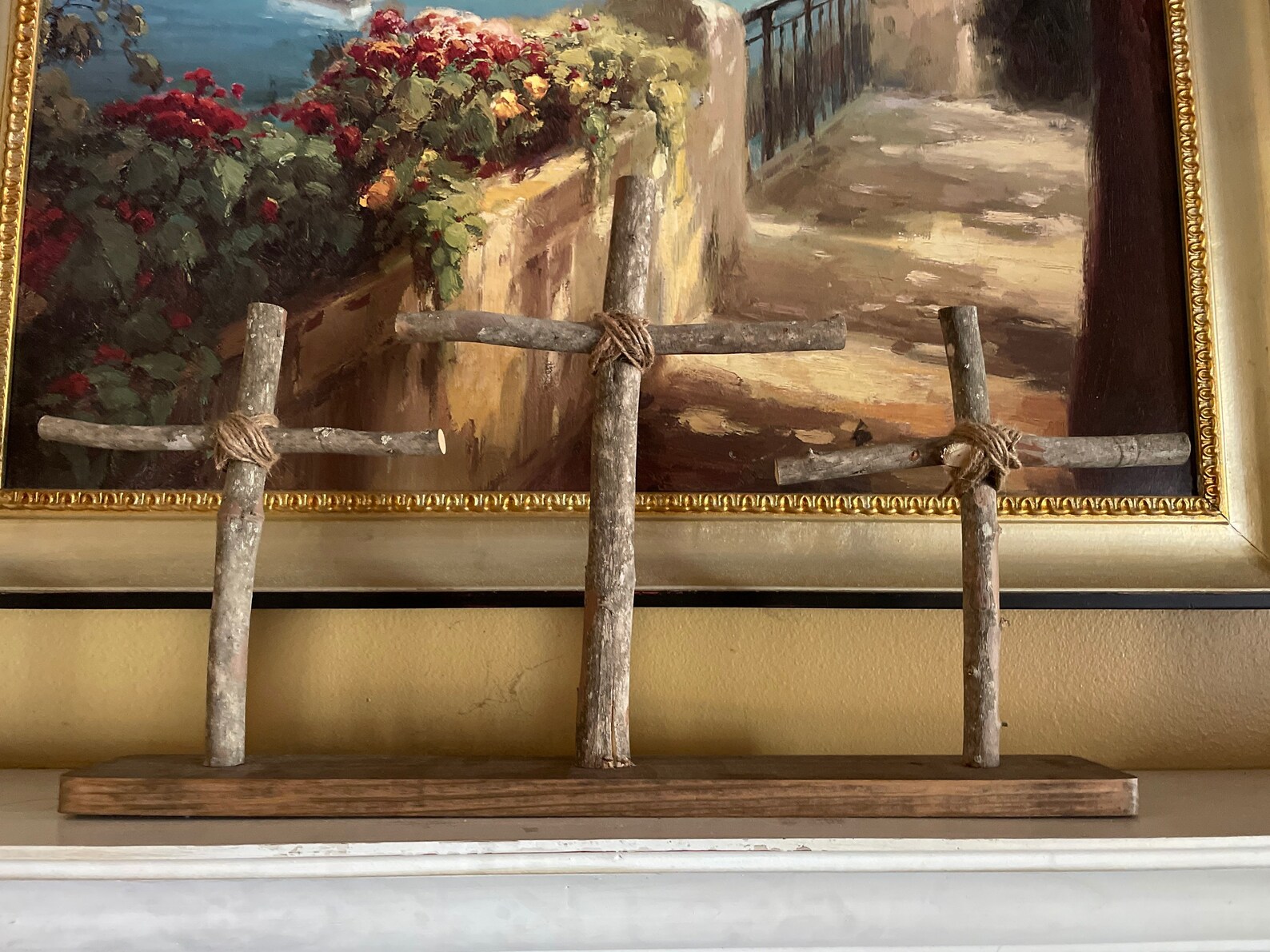 Three Crosses Easter Table Decor Decorations Centerpiece - Etsy