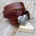 Leather Belt Dark Brown Belt Women's Moon Belt Bohemian - Etsy