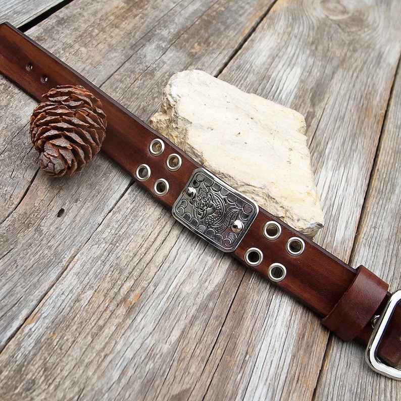 Leather Cuff Boho Leather Cuff With Ethnic Nepalese Floral - Etsy