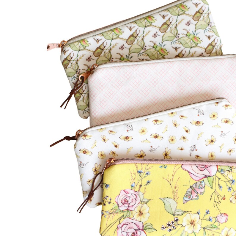 Basic Pouch PDF Pattern Beginner Bag Sewing Pattern Zipper - Etsy