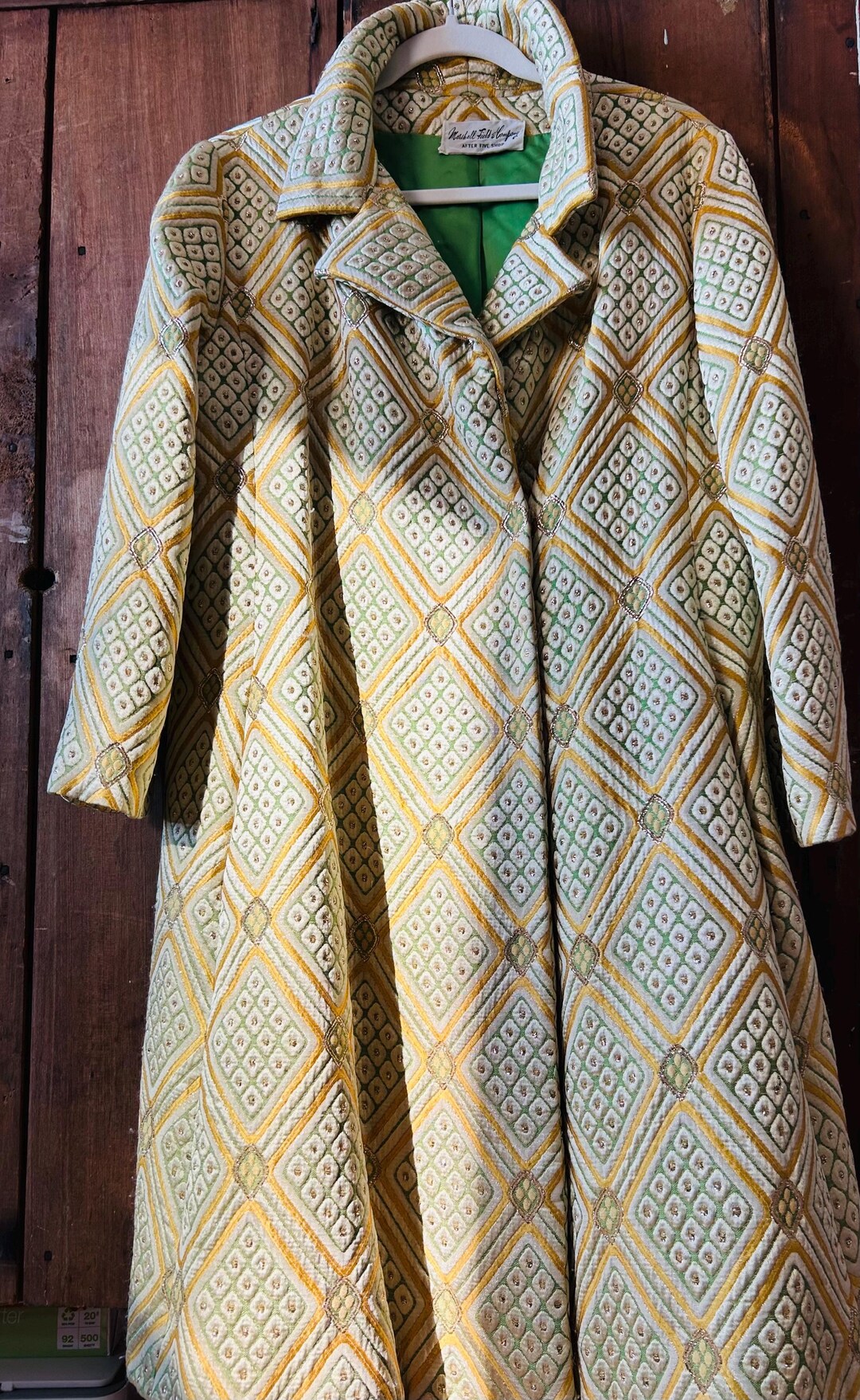 Vintage Marshall Field & Co After Five Shop Brocade Dress and Coat - Etsy