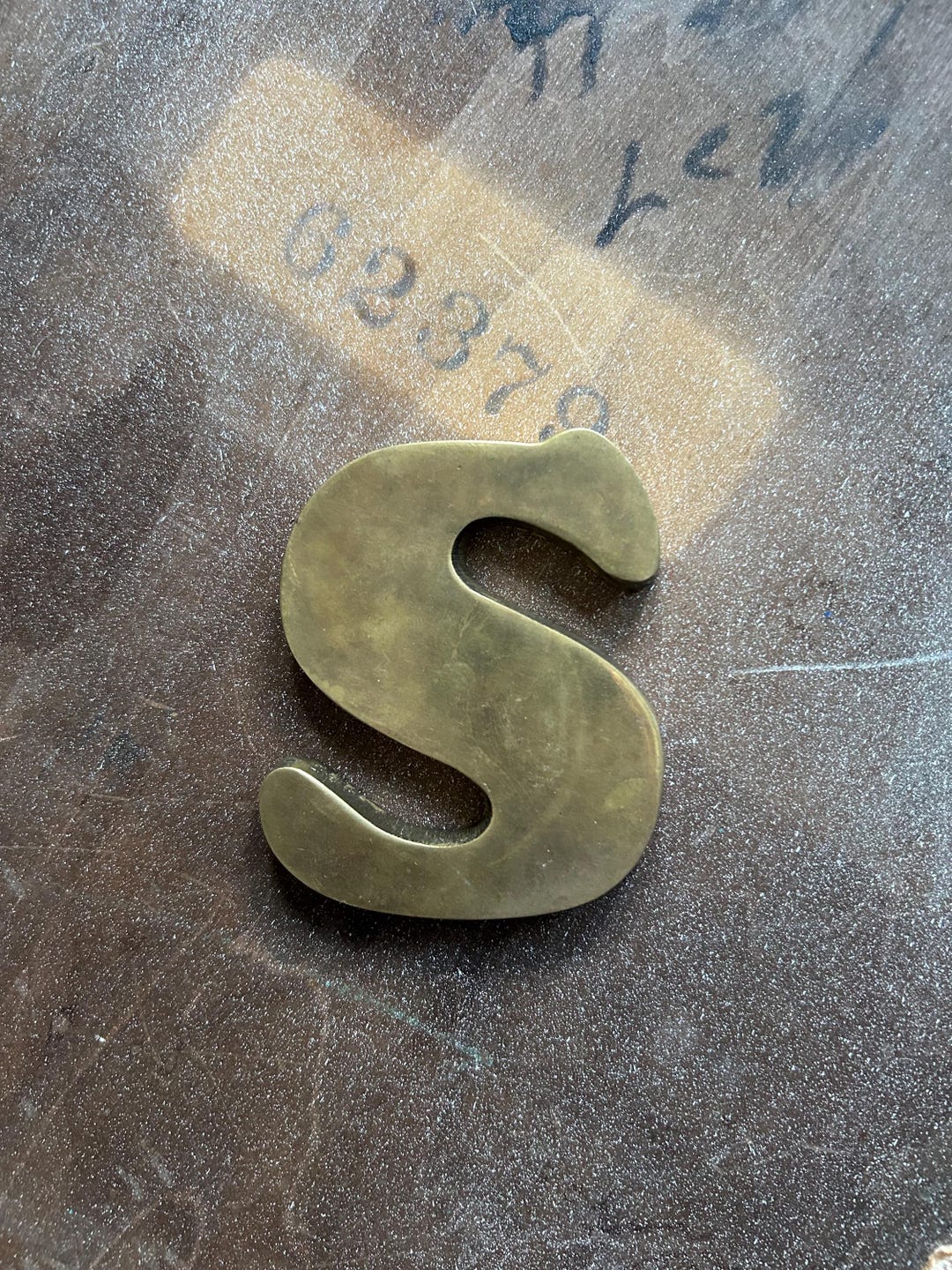 Brass Letter S Paperweight, Office Desk Decor - Etsy