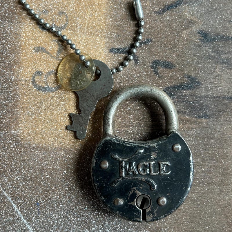 Antique Padlock - Etsy