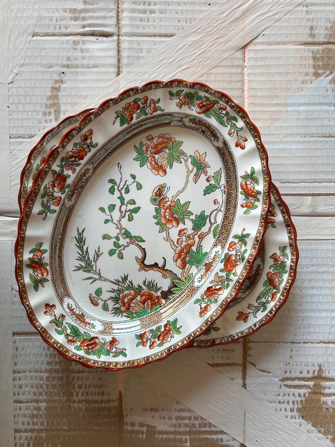 Spode Copeland India Tree Platter 10 X 12.5 - Etsy