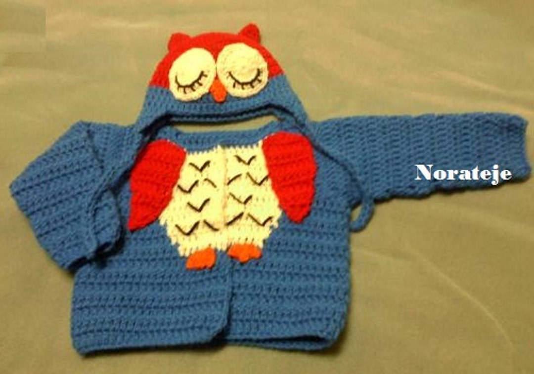 Crochet Baby / Toddler Owl Set Pattern - Etsy