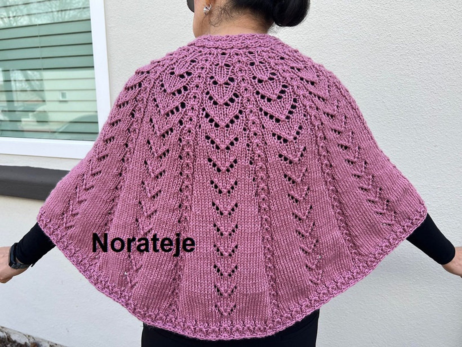 Katy Cape, Shawl Knitting Pattern - Etsy