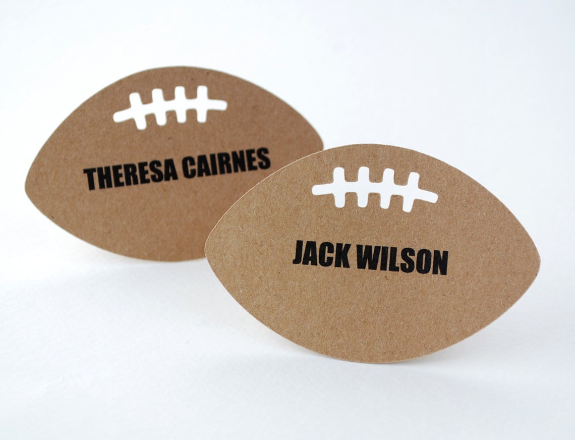 Football Helmet Shaped Table Numbers Set of 10 | Etsy