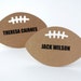 Football Helmet Shaped Table Numbers Set of 10 - Etsy