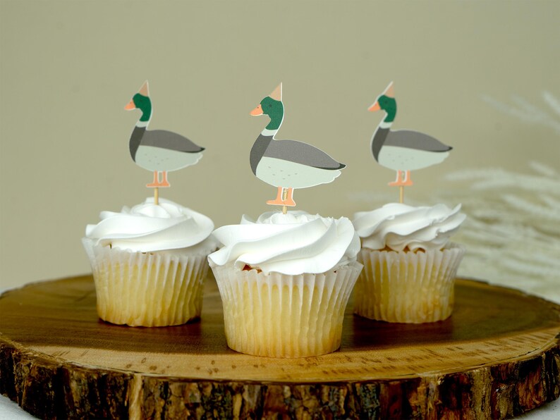 Mallard Duck Cupcake Topper/ Appetizer Picks Pick Set of 12 BW12116 - Etsy