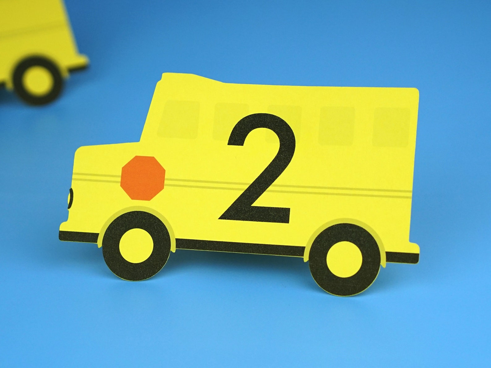 School Bus Table Numbers Transporation party school themed | Etsy