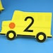 School Bus Table Numbers Transporation Party | School Themed Party ...