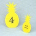 Pineapple Table Numbers 1-10 - Etsy