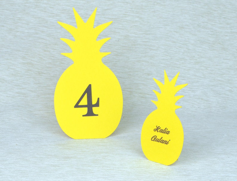 Pineapple Table numbers 1-10 | Etsy