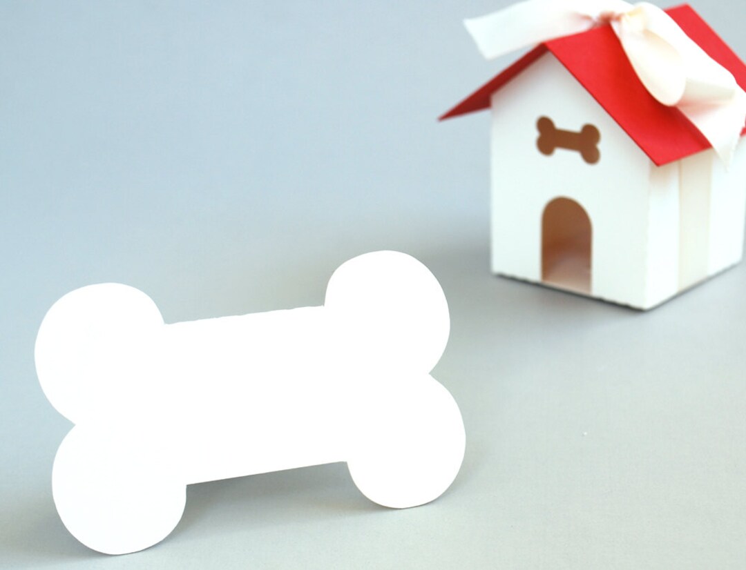 Bone Shaped Place Cards Set of 24 - Etsy