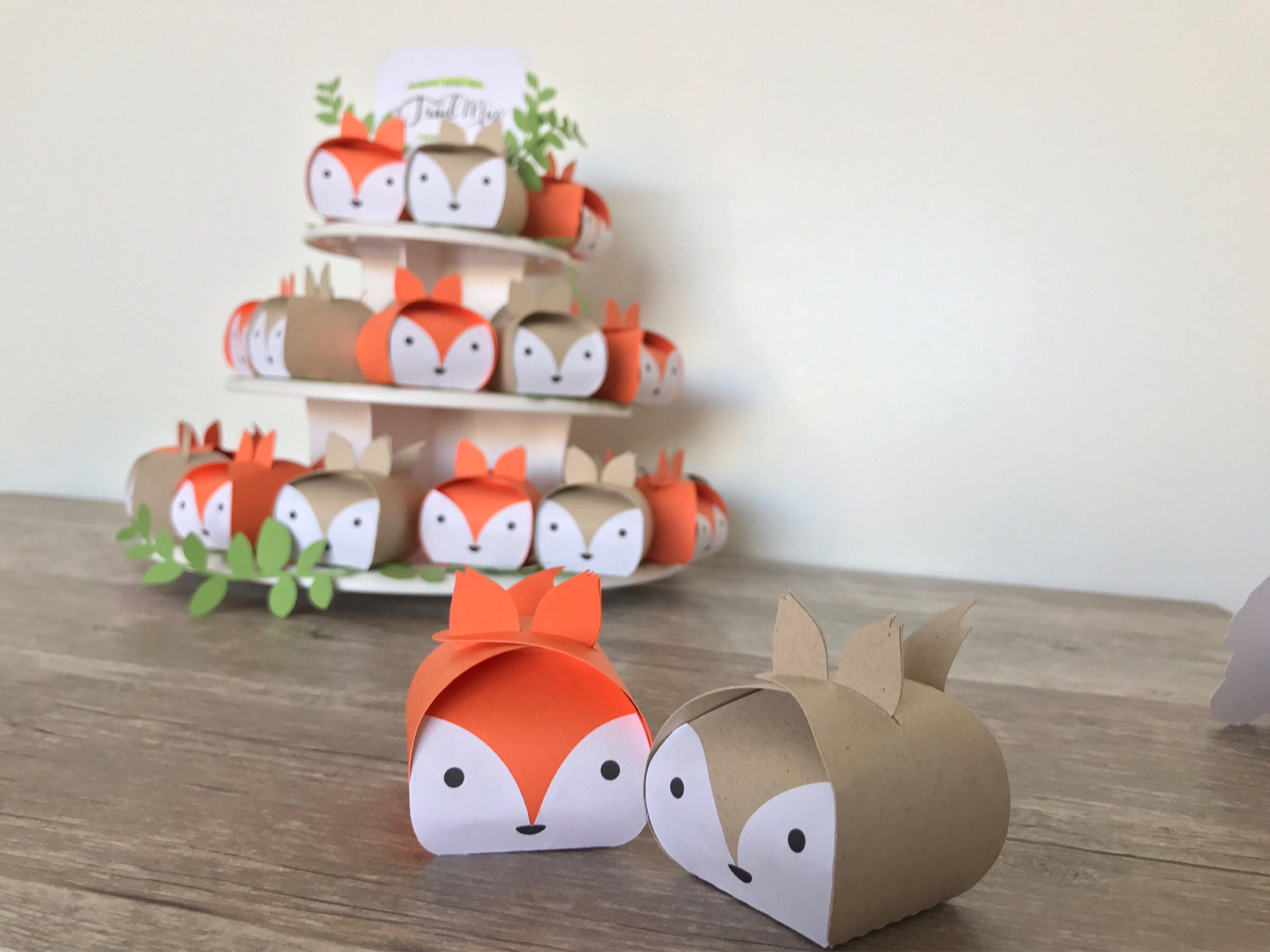 Fox Favor Box Set of 12 - Etsy