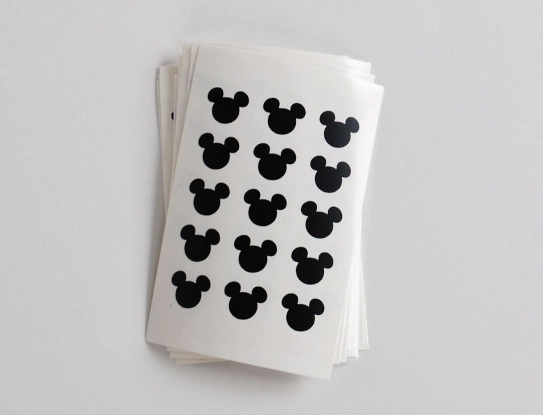 Mouse Shaped Stickers-15 Stickers per Sheet - Etsy