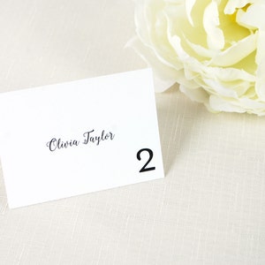 Table Number Stickers Elegant Serif Font - Etsy